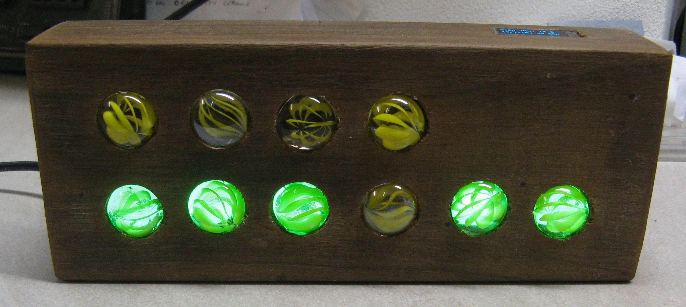 Binary LED Marble Clock : 6 Steps (with Pictures) - Instructables