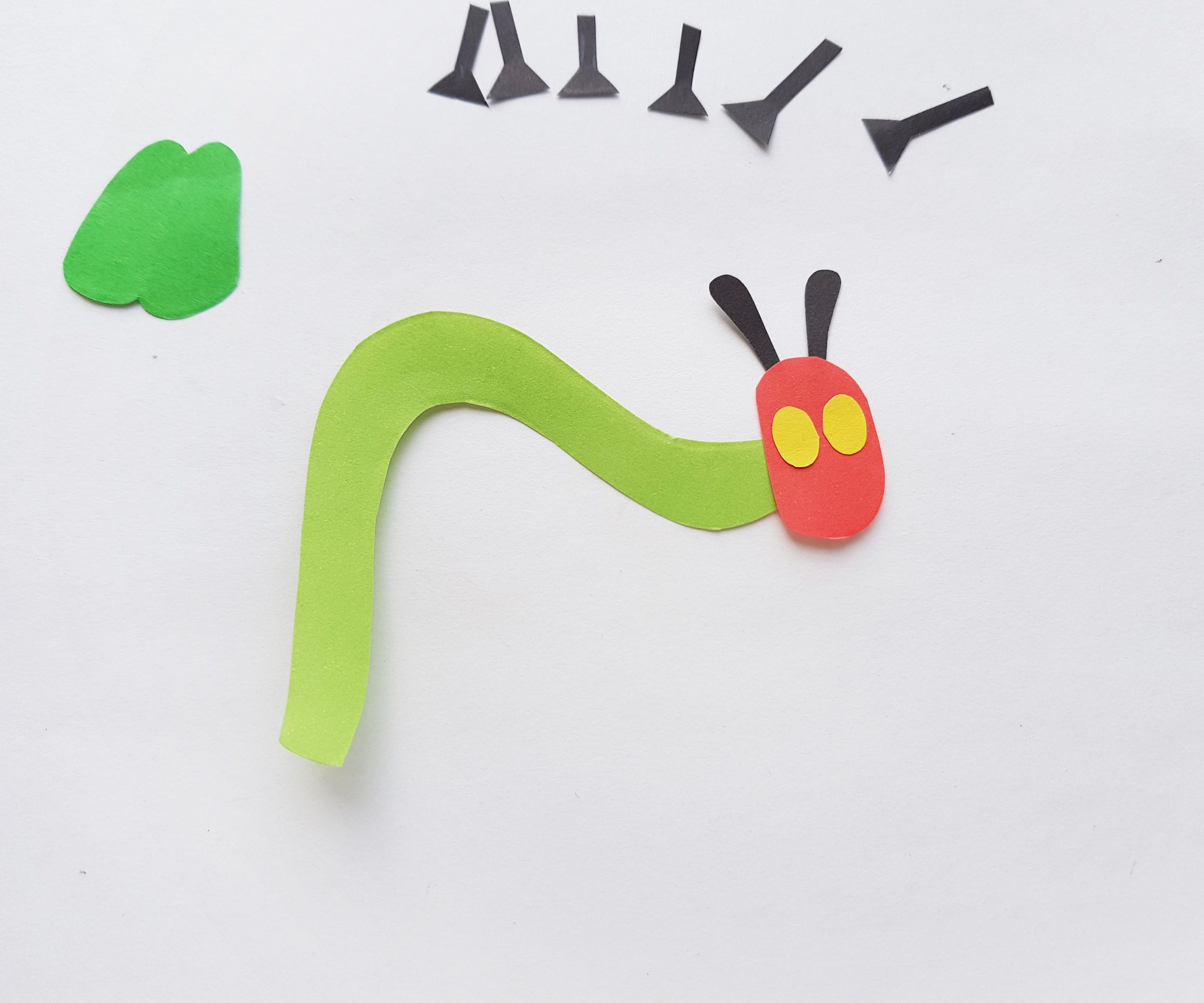 The Very Hungry Caterpillar Craft: FREE Template : 7 Steps (with ...