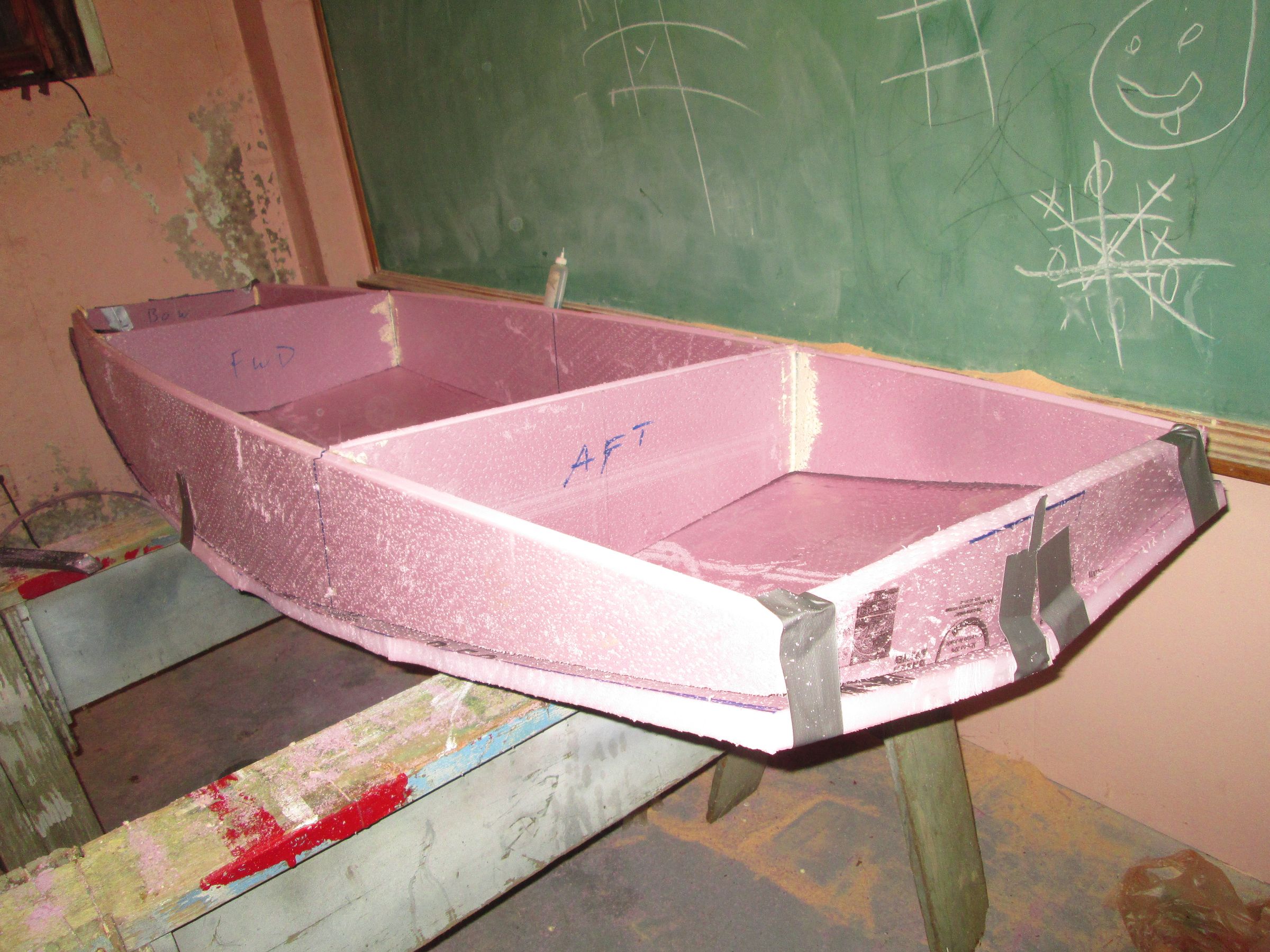 Seafoam Kayak, the Unsinkable Foam Kayak Anyone Can Build, 16 Pounds ...