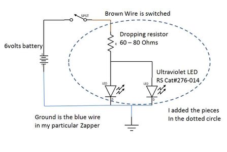 UltraViolet LED Bug Zapper : 7 Steps - Instructables