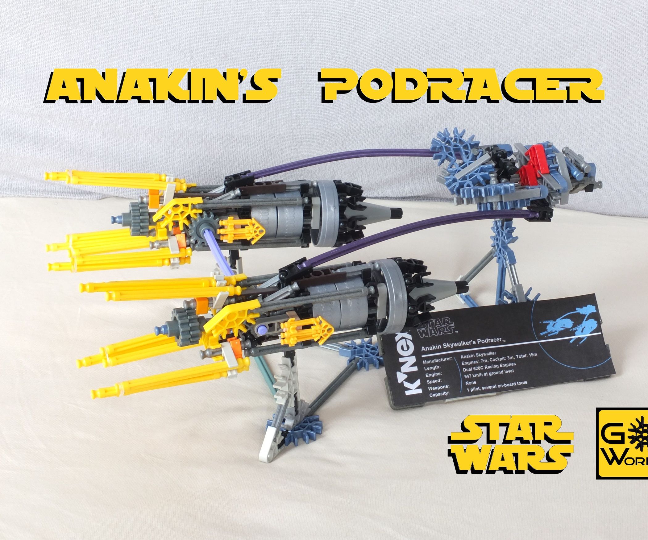 K'NEX Anakin's Podracer : 3 Steps (with Pictures) - Instructables