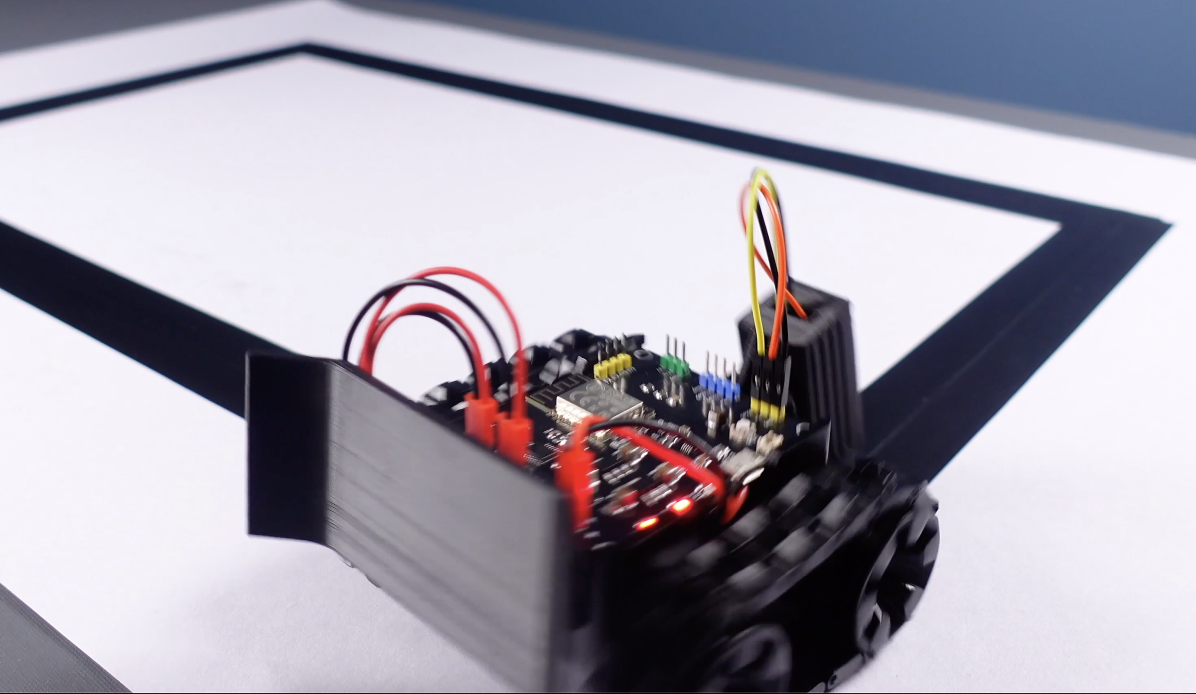Line Following - Obstacle Avoiding - Drawing Robot (ESP8266 Dual DC ...