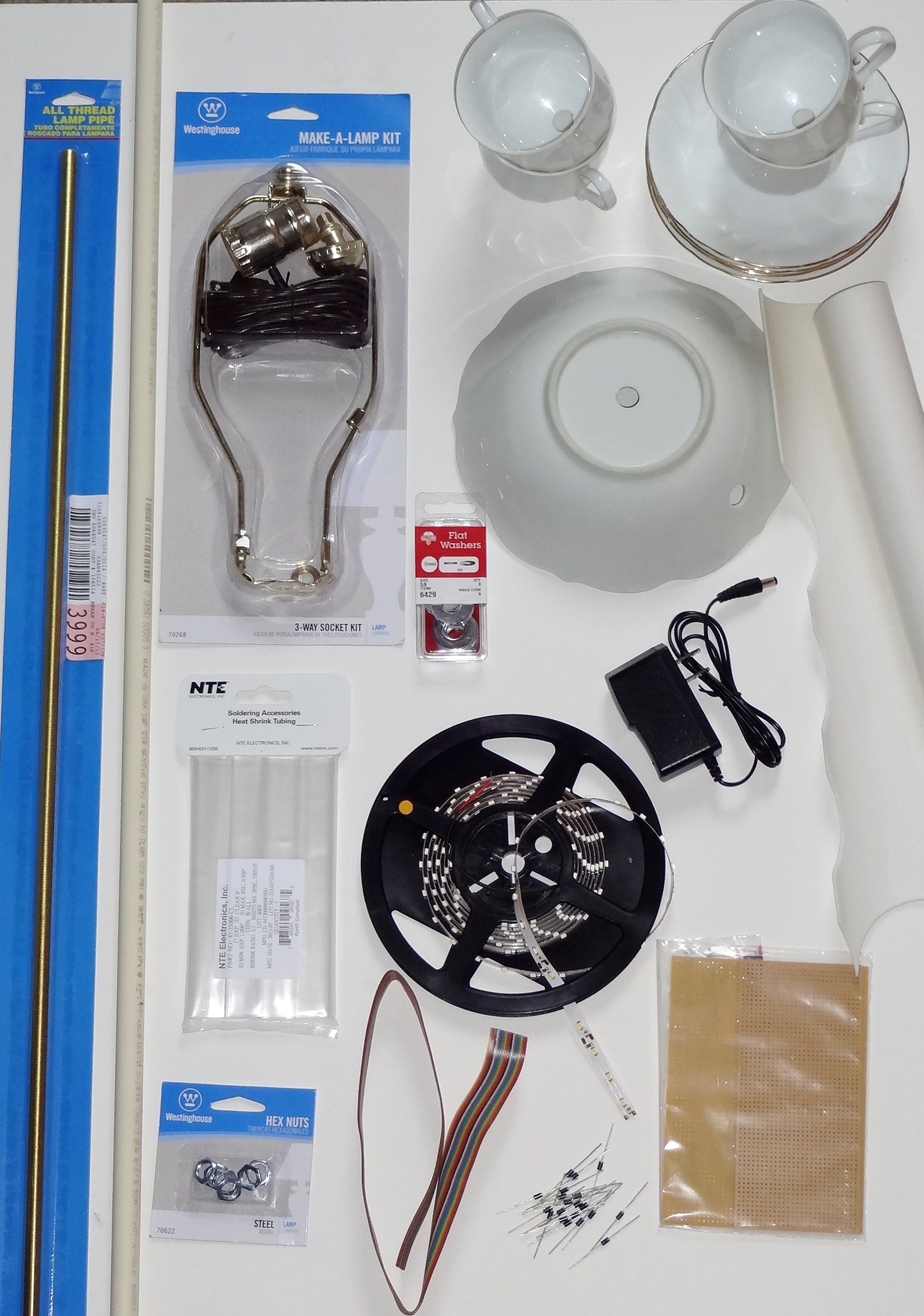 Tea Cup Lamp, Coffee Cup Lamp : 13 Steps (with Pictures) - Instructables