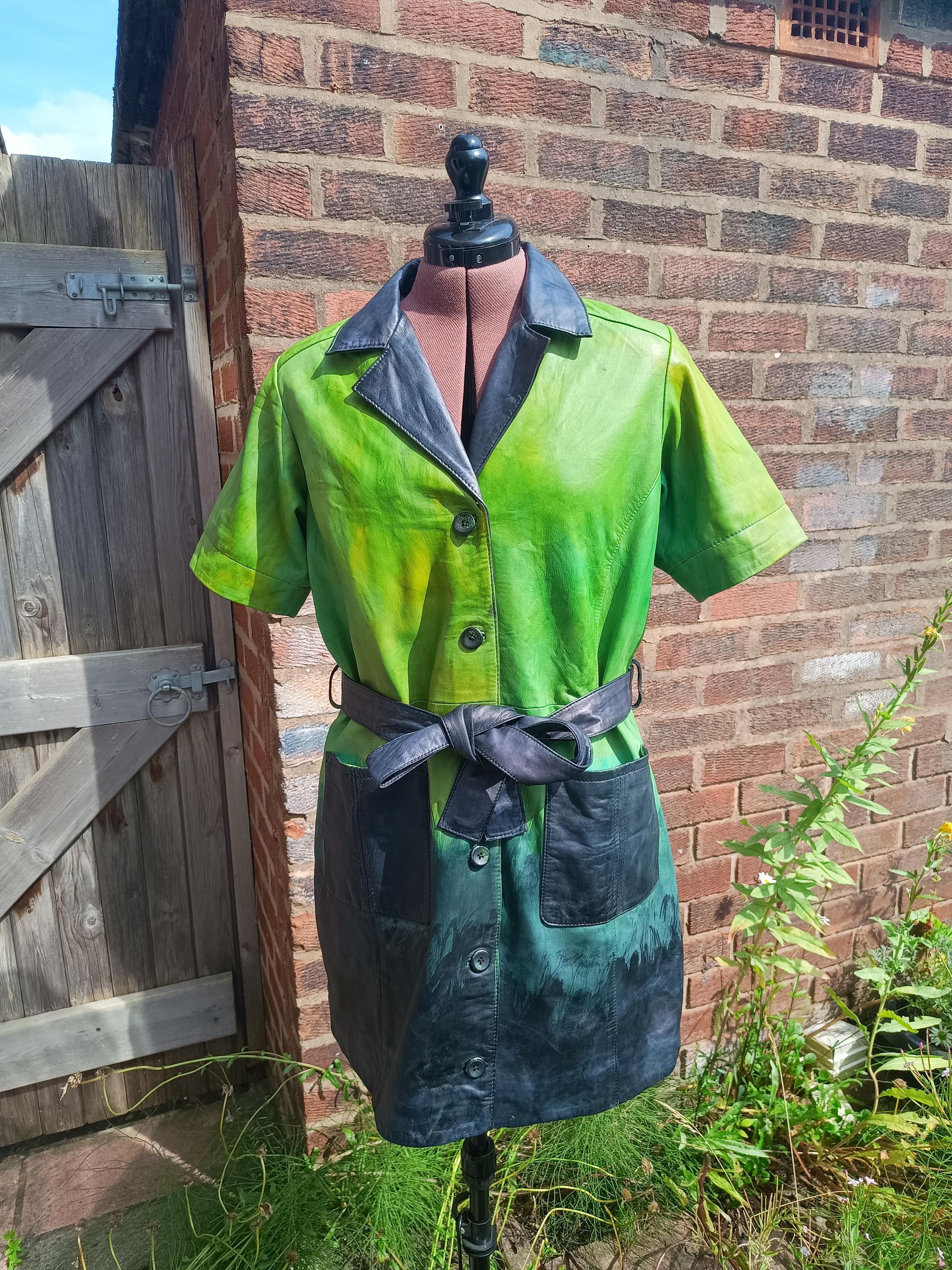 Upcycled Gradient Leather Dress : 9 Steps (with Pictures) - Instructables