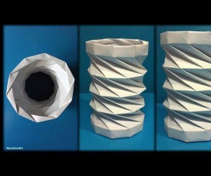 Tutorial 10 Collapsible Paper Tower Helix Decagon - Instructables