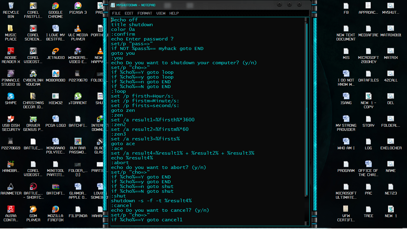 Shutdown Computer Using Batch File With Your Desired Time : 4 Steps ...