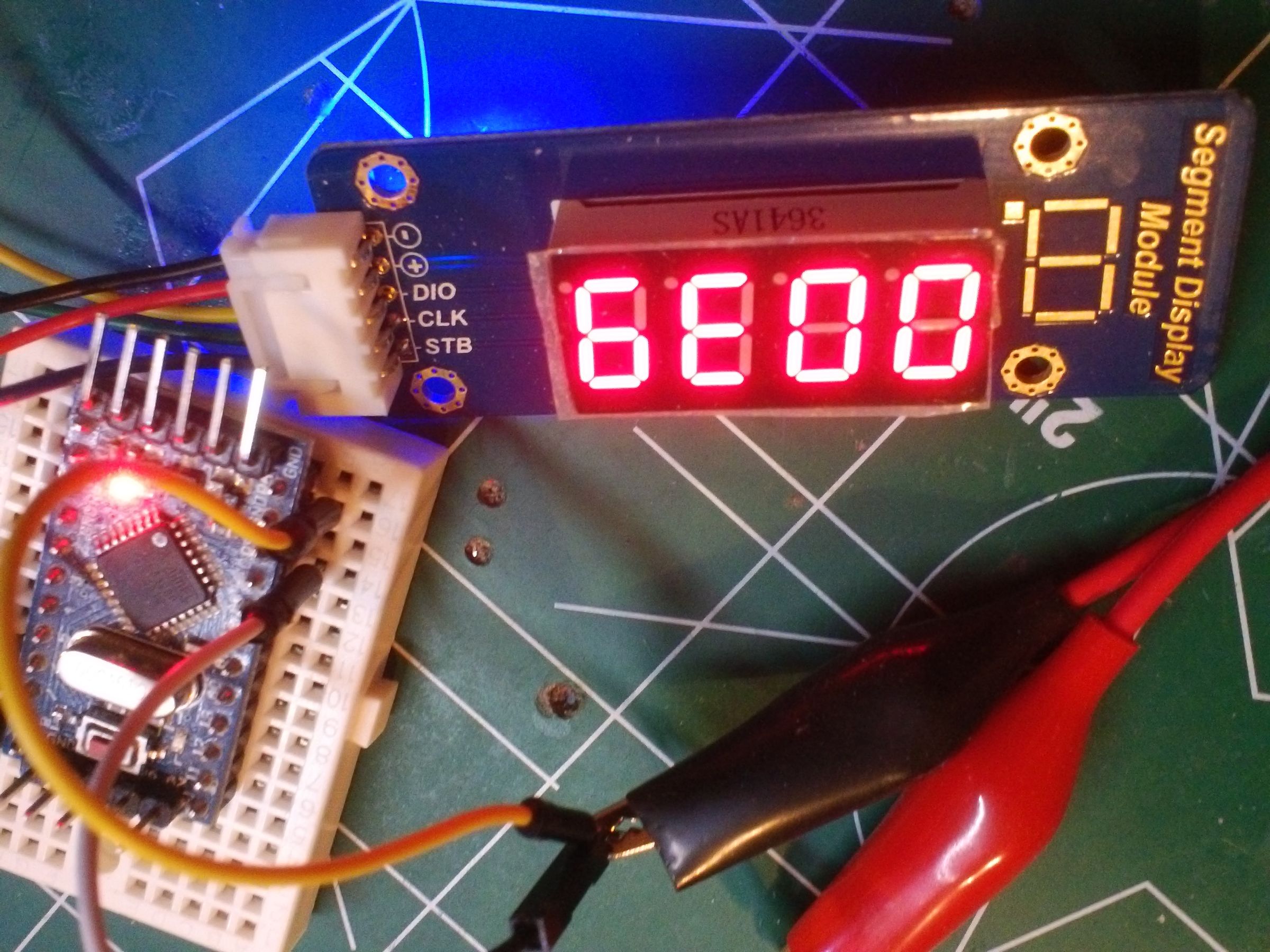 Adeept TM1638 LED 4-Digit 7 Segment Digital Display Module : 6 Steps ...