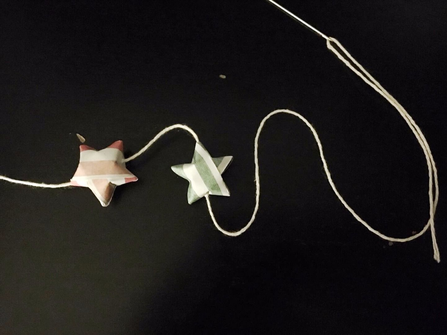 Luck Silver Paper Star