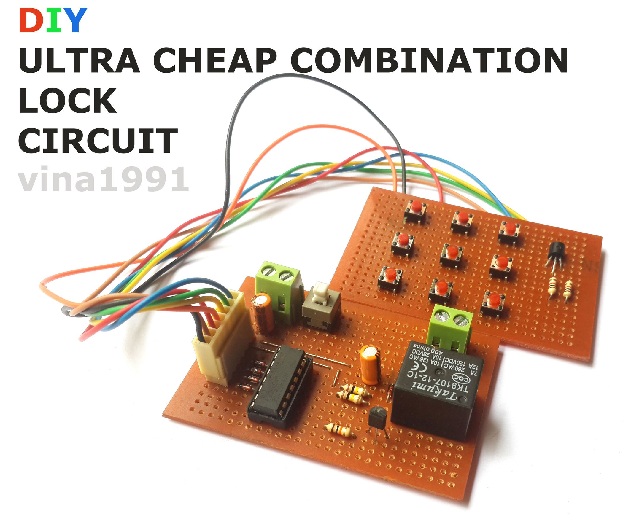DIY ULTRA CHEAP COMBINATION LOCK : 6 Steps (with Pictures) - Instructables