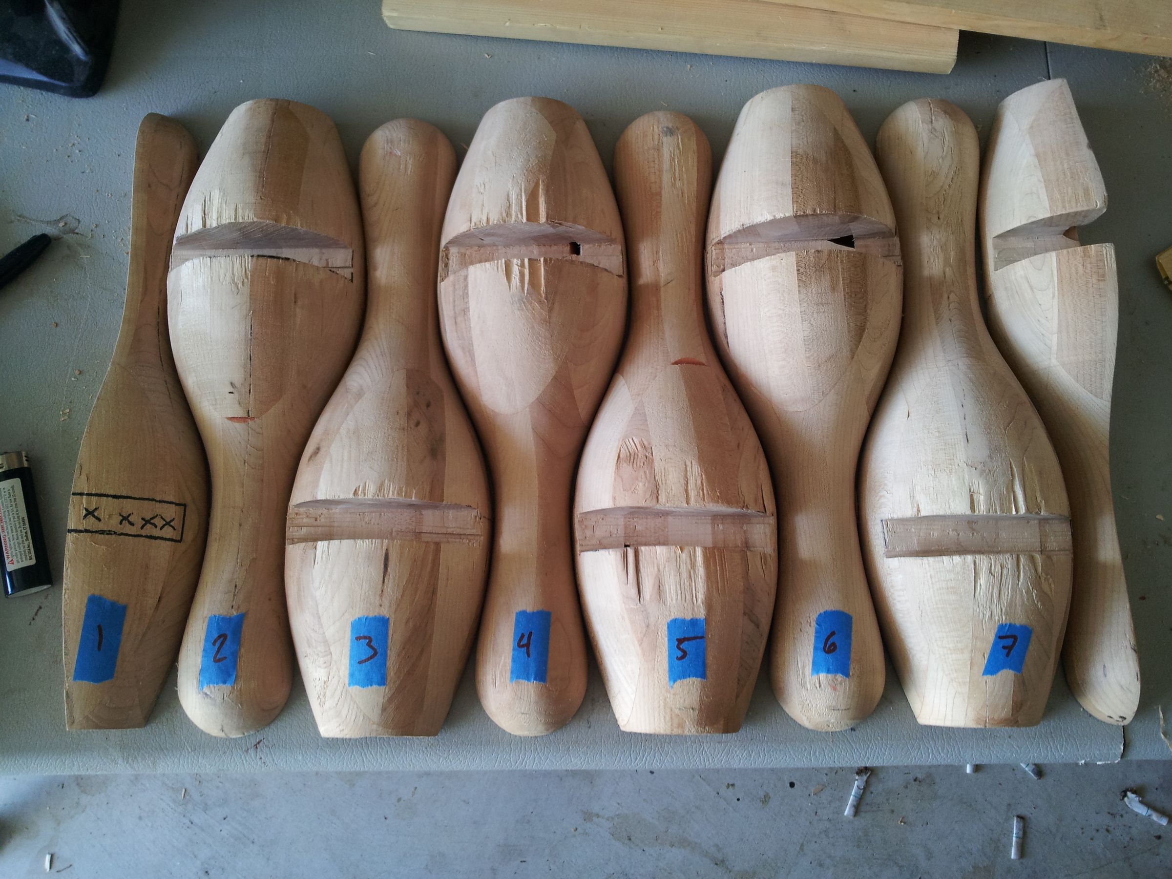 Creating a Tabletop Out of Reclaimed Bowling Pins : 12 Steps (with ...