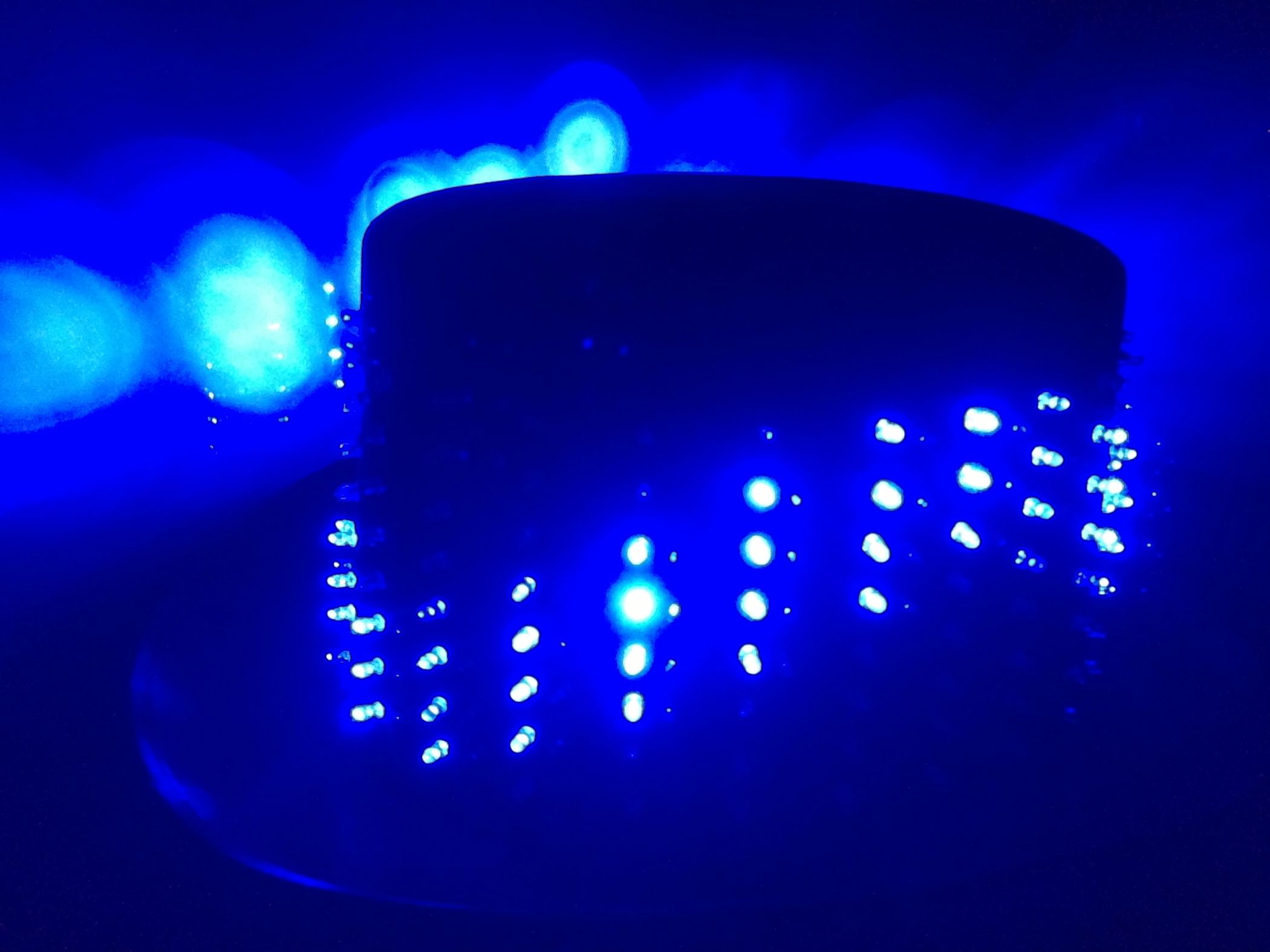 25x8 LED Hat, for Parties and Other Useful Things : 7 Steps (with ...