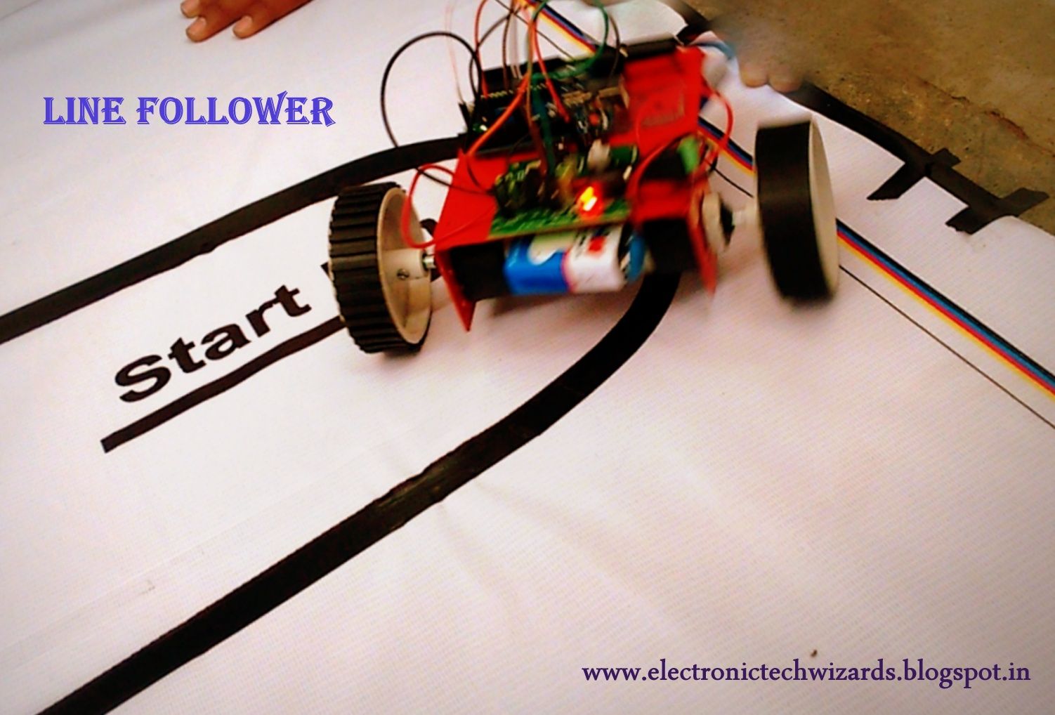 SIMPLE LINE FOLLOWER ROBOT(single Sensor) : 7 Steps (with Pictures) - Instructables