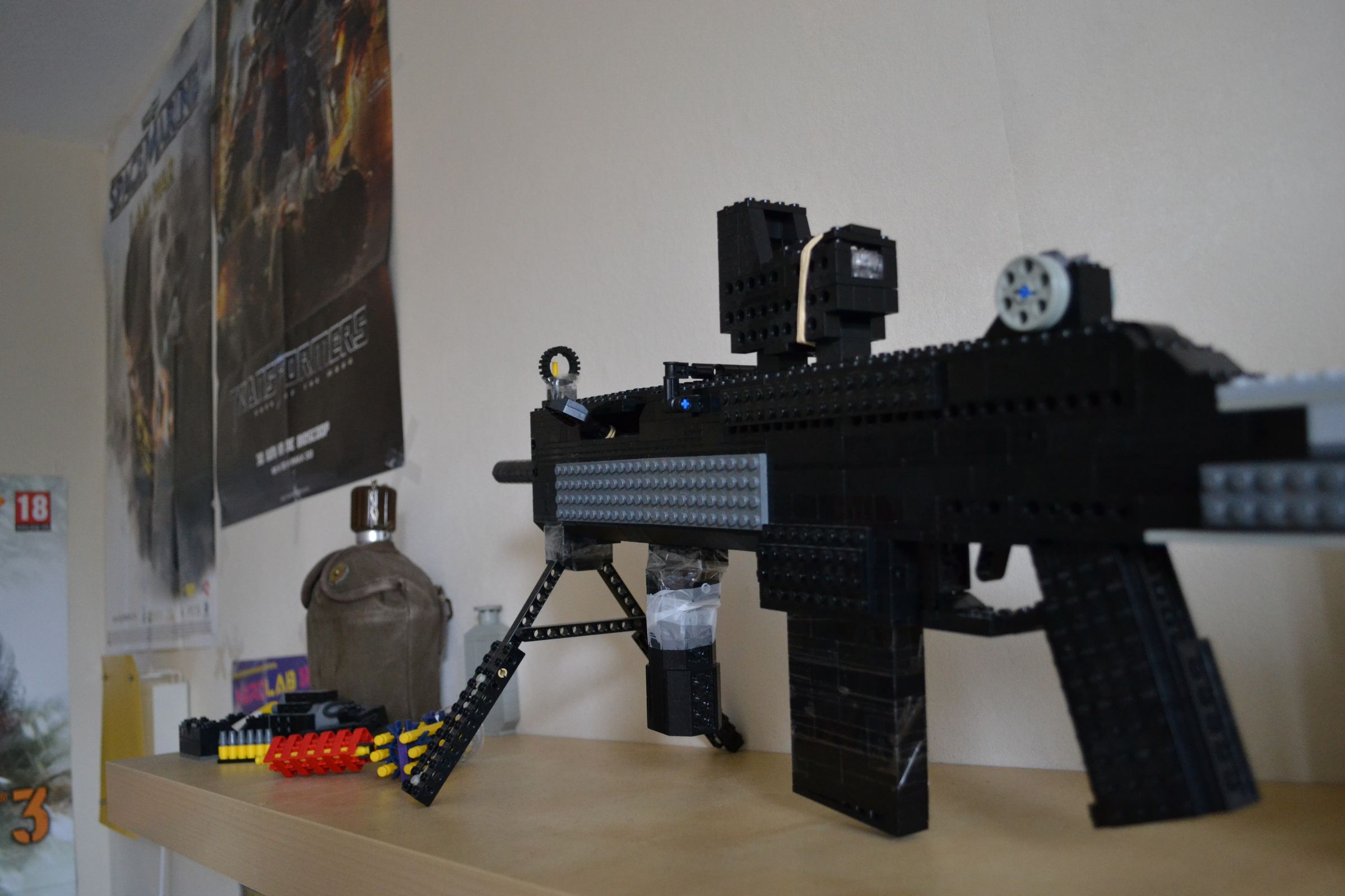 Knex/plastic Riot Shield and Lego Hk 21 (cod Bo) - Instructables