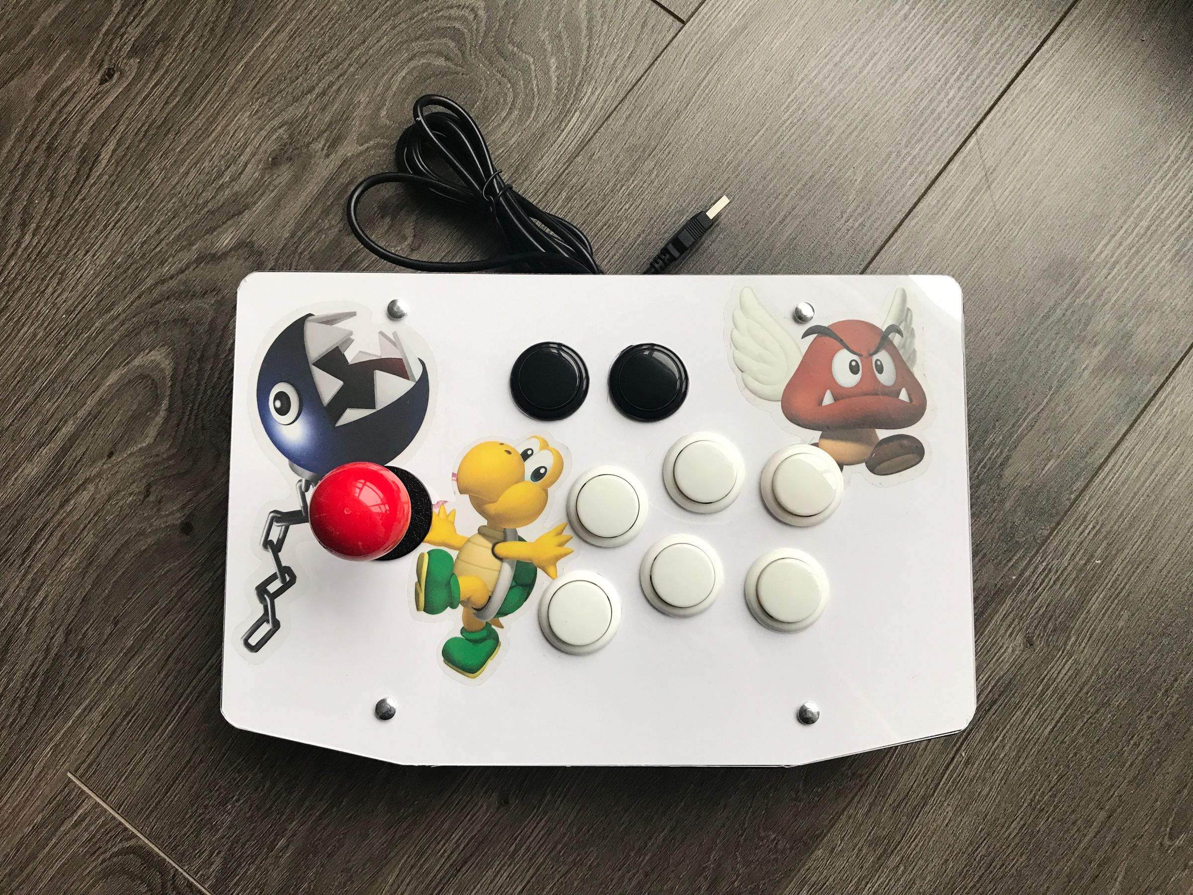 Arcade Stick Custom Build Simple DIY : 4 Steps (with Pictures ...