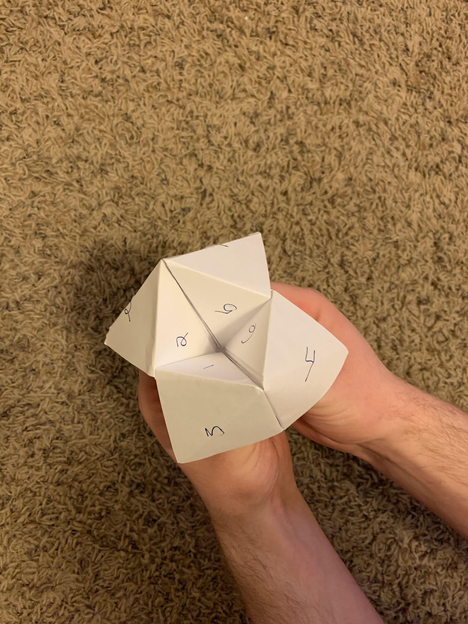 Constructing a Paper Fortune-Teller : 11 Steps - Instructables