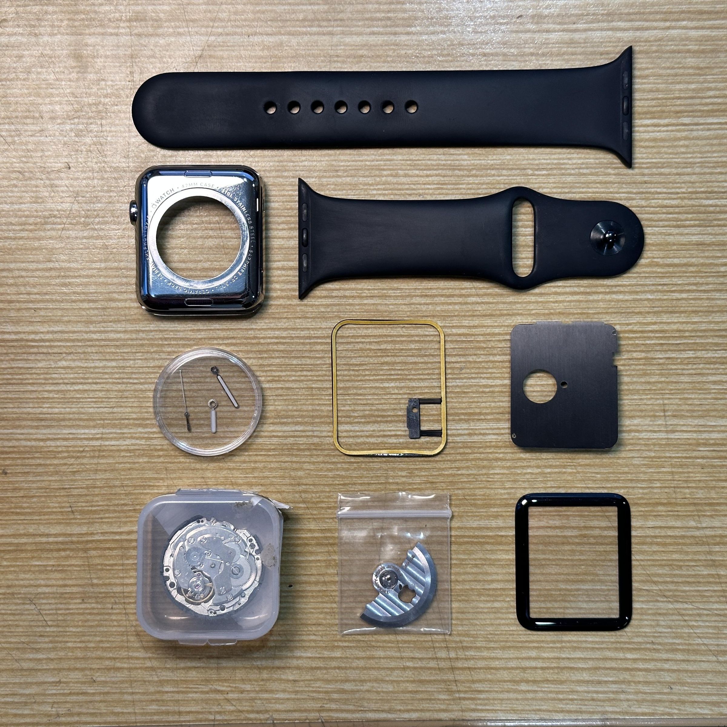 Mechanical Apple Watch From Real E-Waste Apple Watch : 46 Steps (with ...