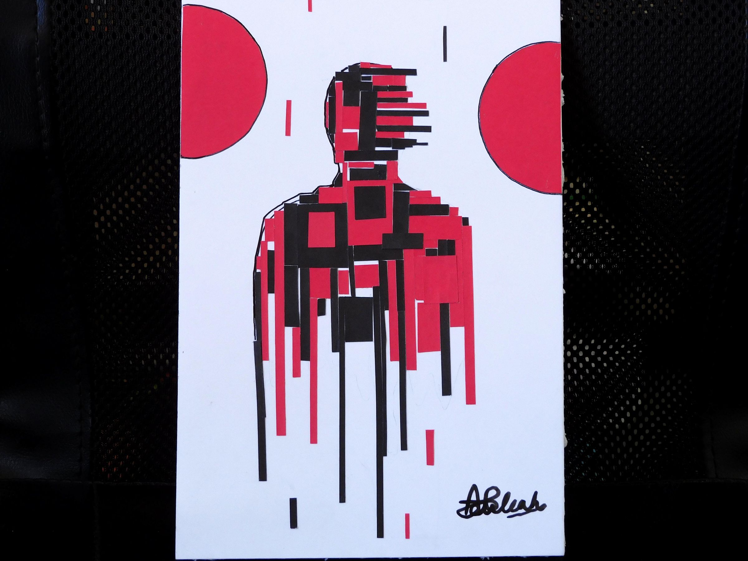 How to Make a Glitch/square Pixelated Type Art Poster for Minamalistic ...