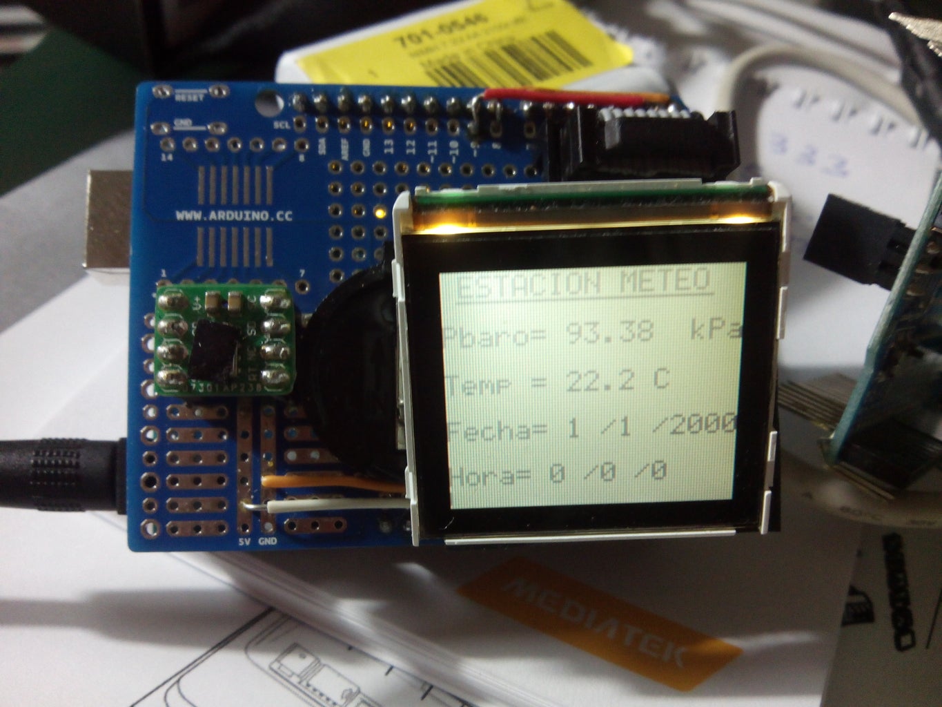Pressure And Temperature Arduino Indicator 5 Steps Instructables