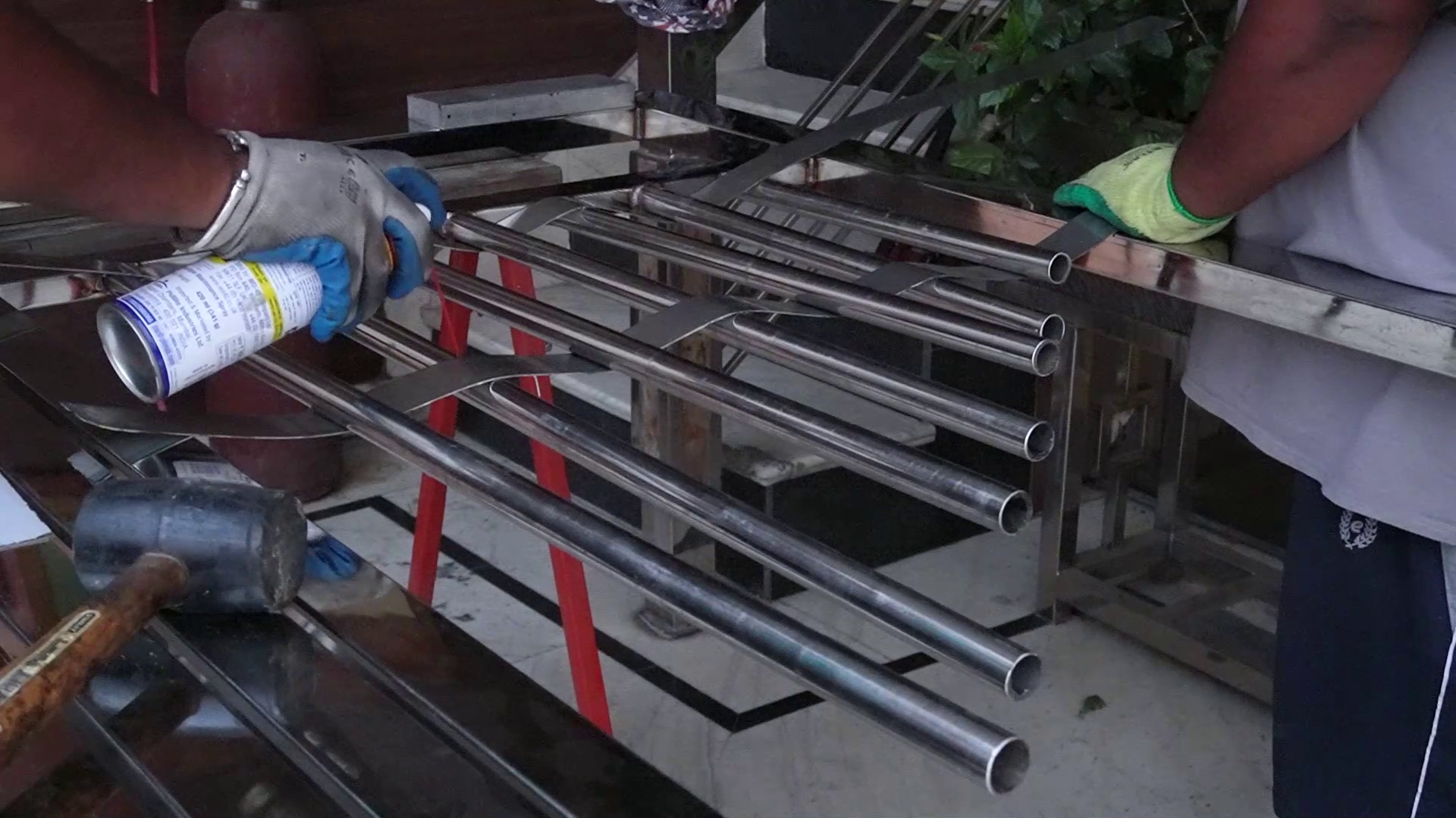 Stainless Steel Gate for Workshop : 15 Steps (with Pictures ...