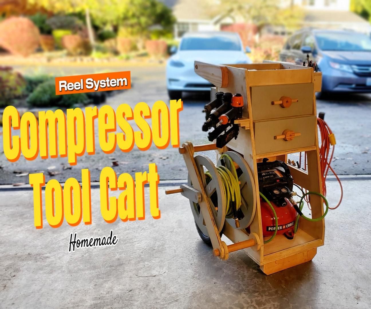 Unique Air Compressor Tool Cart : 11 Steps - Instructables