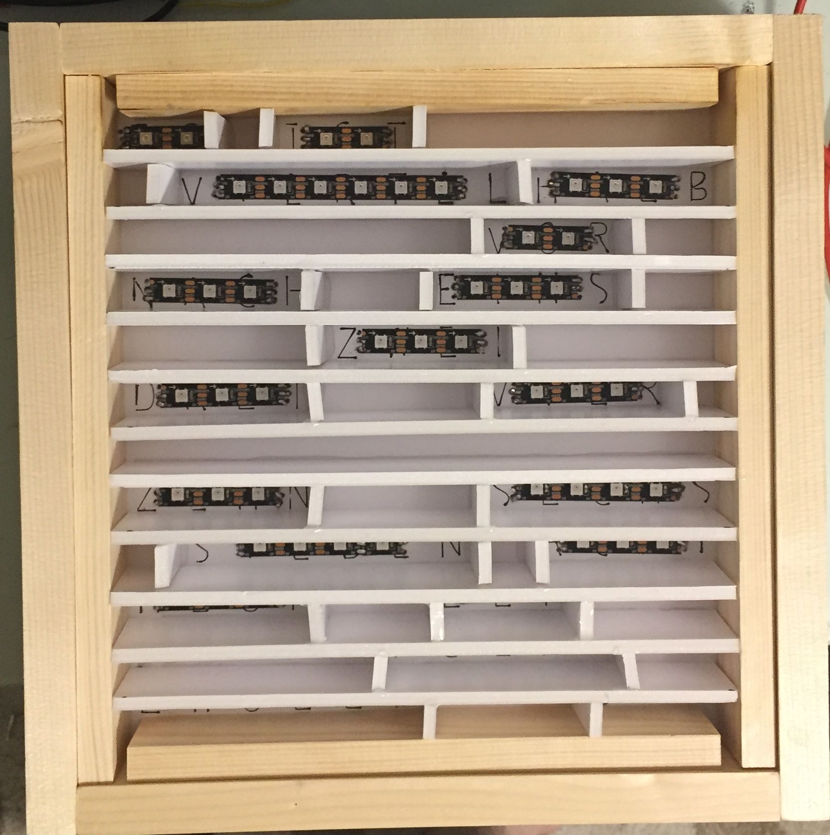 DIY Arduino Wordclock : 7 Steps (with Pictures) - Instructables