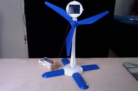 Solar-Powered Windmill : 3 Steps - Instructables