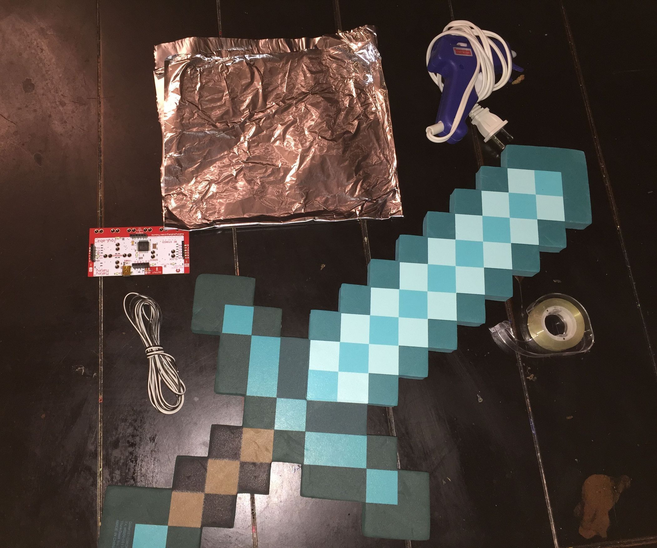 How Do I Make Play Sword Interact With Minecraft With Makey Makey : 6 ...