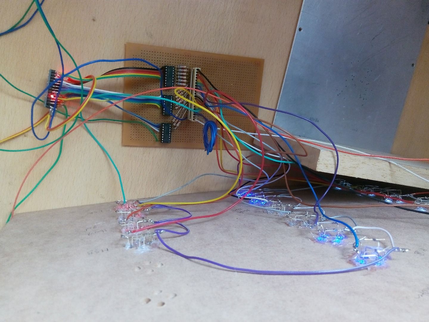 Pure Binary LED Wall Clock With Arduino : 4 Steps - Instructables