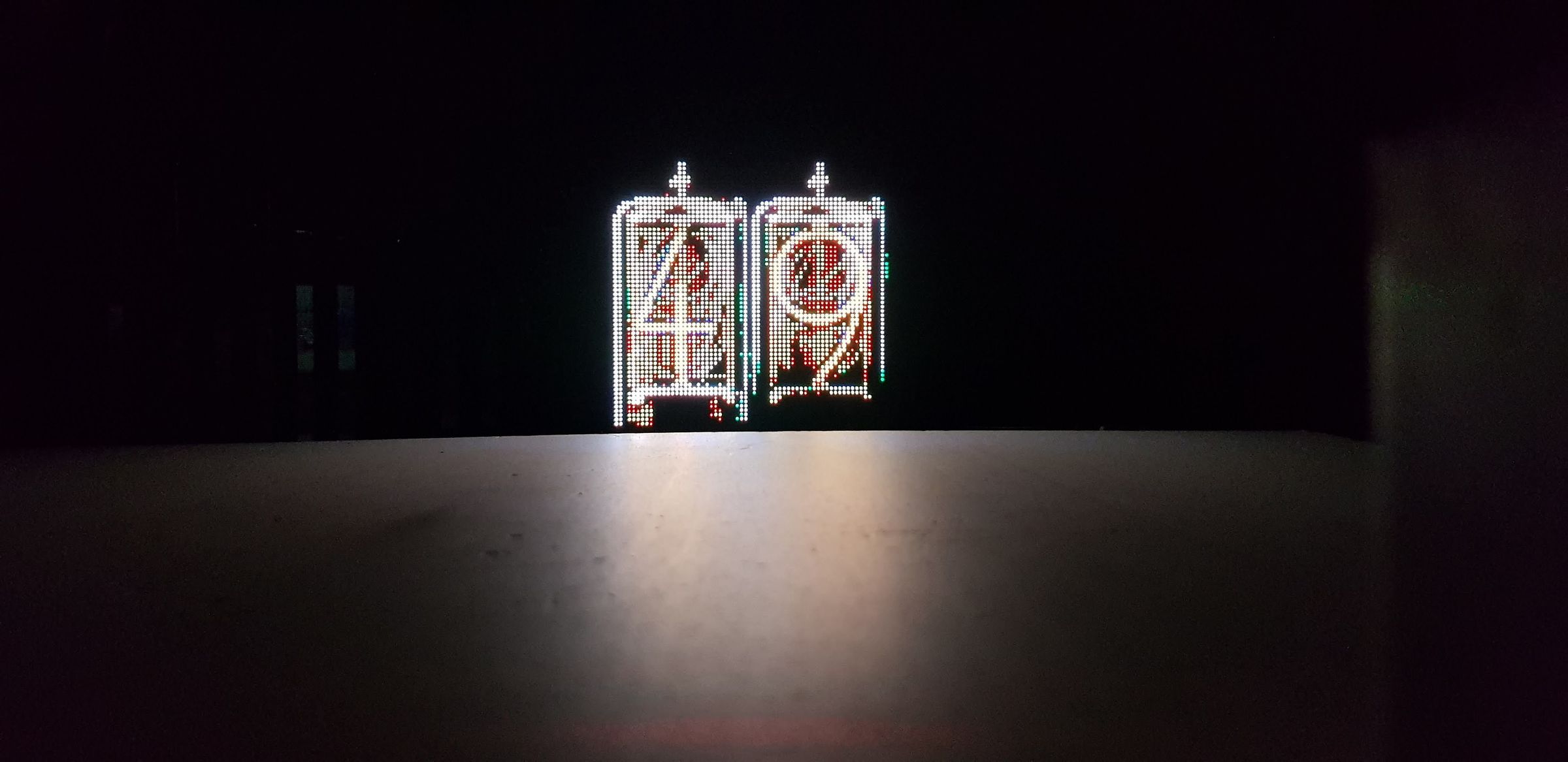 VIRTUAL NIXIE CLOCK ON LED MATRIX 64X64 : 5 Steps (with Pictures ...