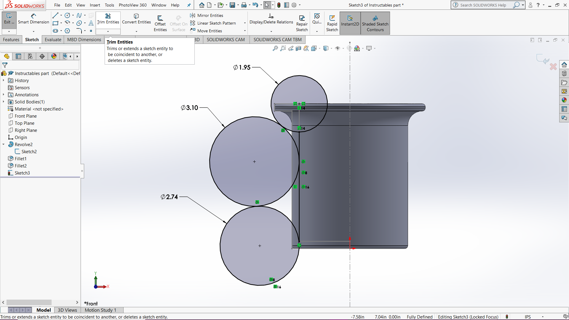 Differentiating Between the Sweep and Loft Commands on Solidworks 2020 ...