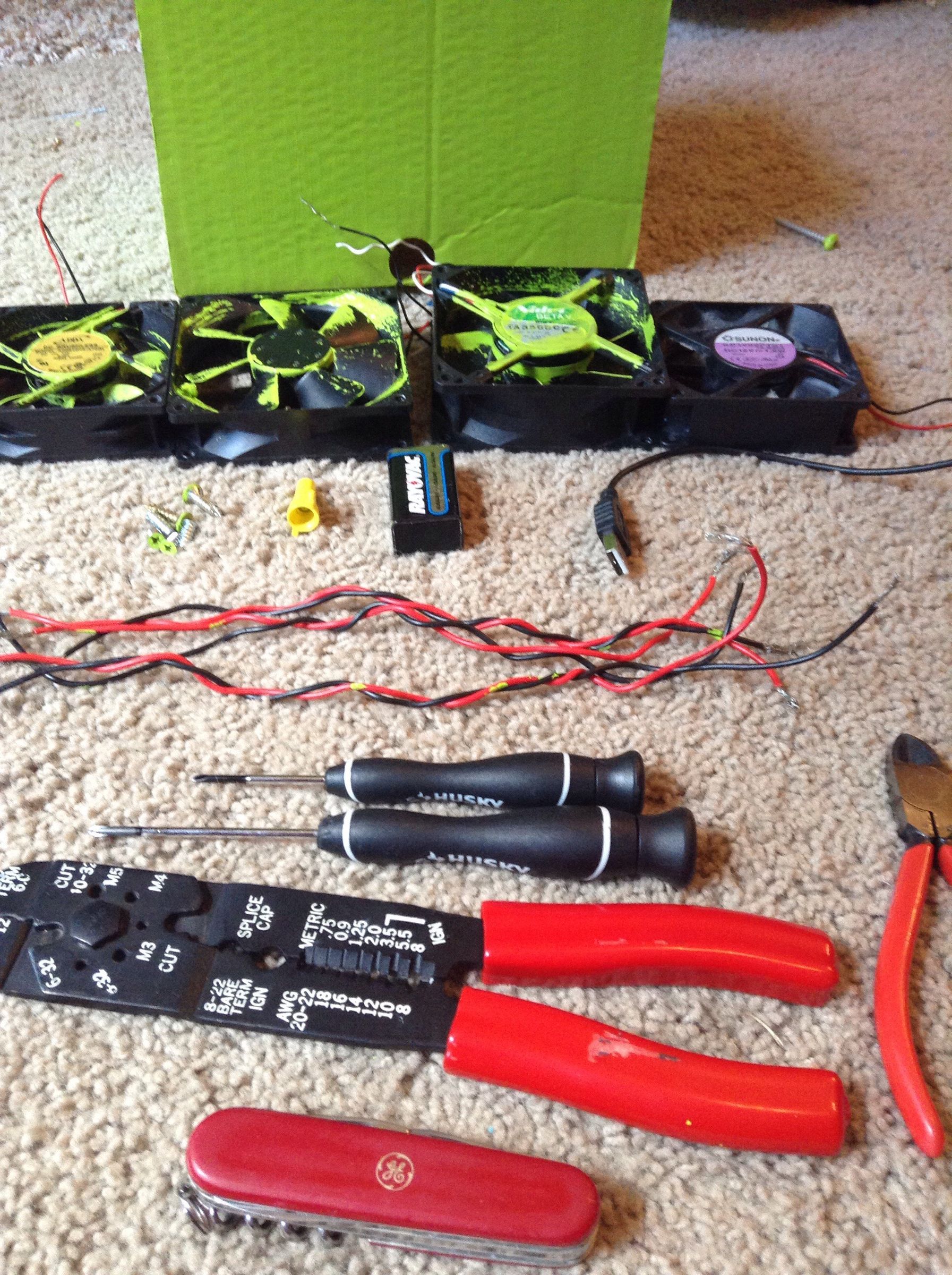 How to Make a Pc Cooling Fan Box for Almost Free : 4 Steps - Instructables