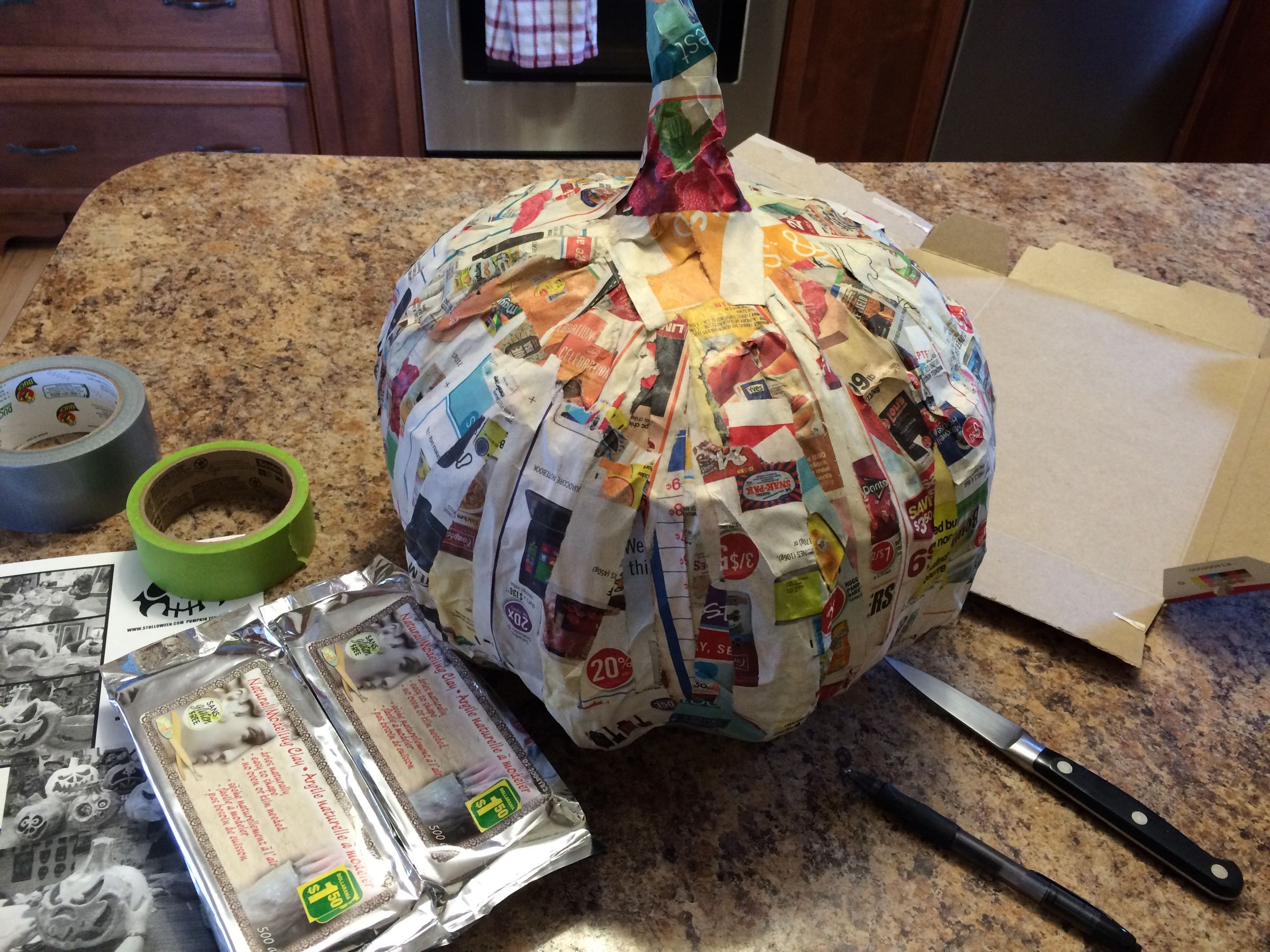 Halloween Paper-Mache Pumpkins : 19 Steps (with Pictures) - Instructables