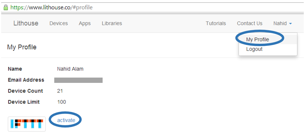 Triggering IFTTT From Arduino Using Lithouse : 5 Steps - Instructables
