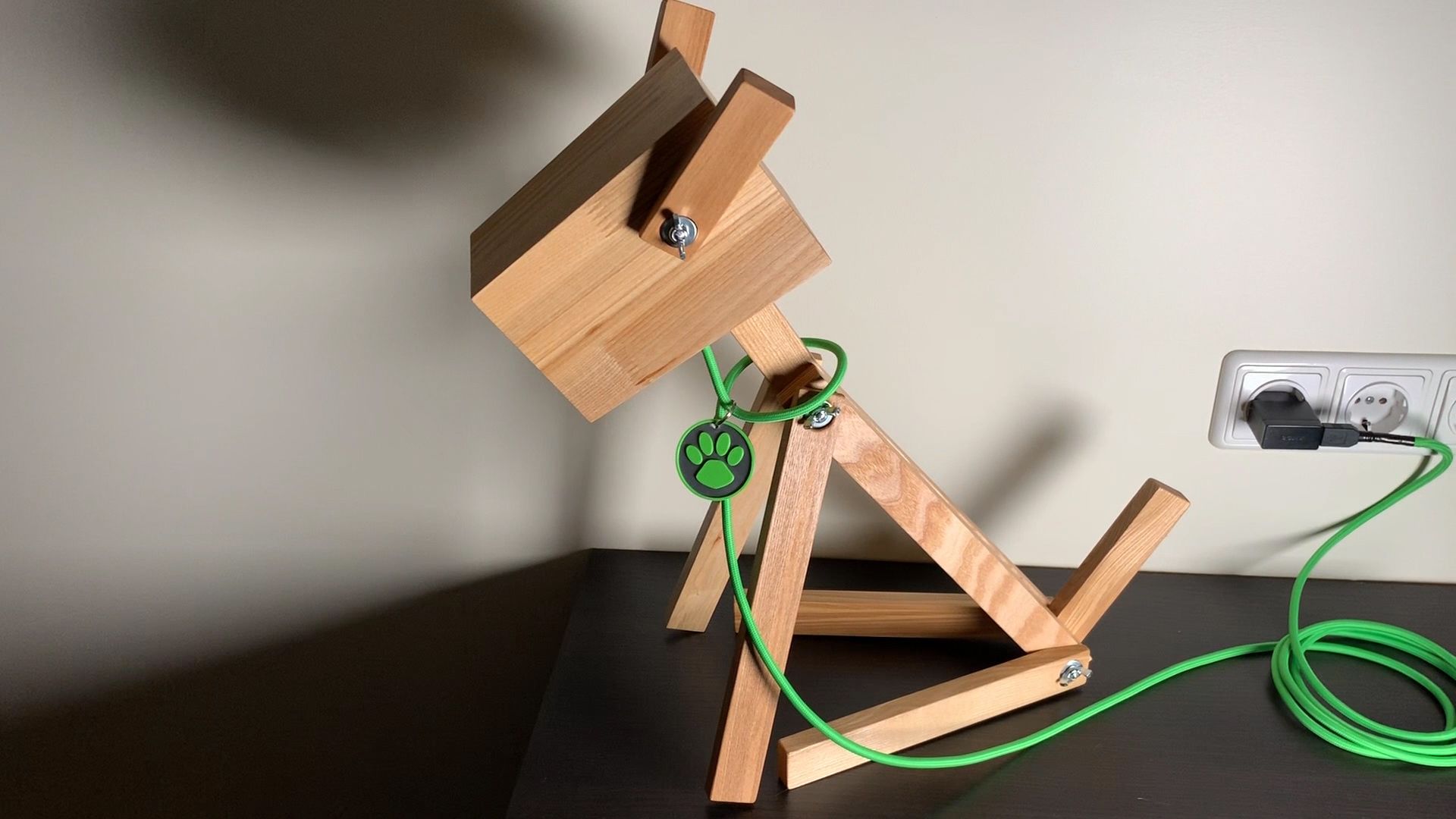 A Wooden Dog LED Lamp : 15 Steps (with Pictures) - Instructables