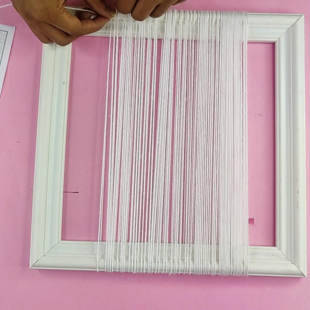 Textured Grid Art - Crafting Wool Patterns on Frames : 8 Steps (with ...