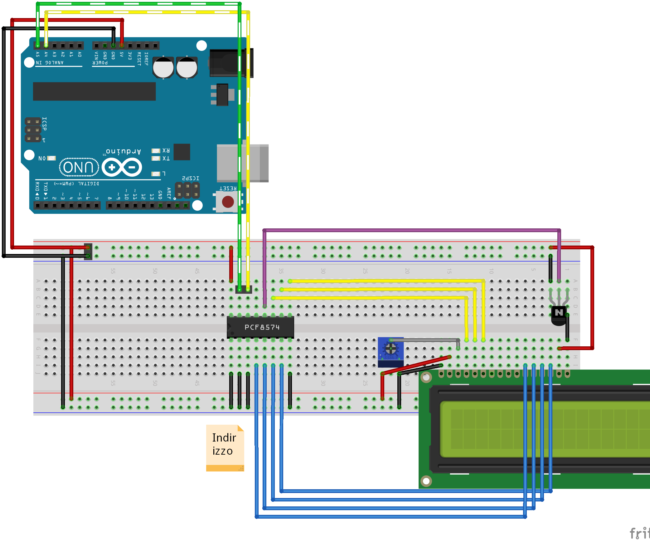 Character LCD I2c Adapter (I2c Connection Example) : 12 Steps (with ...