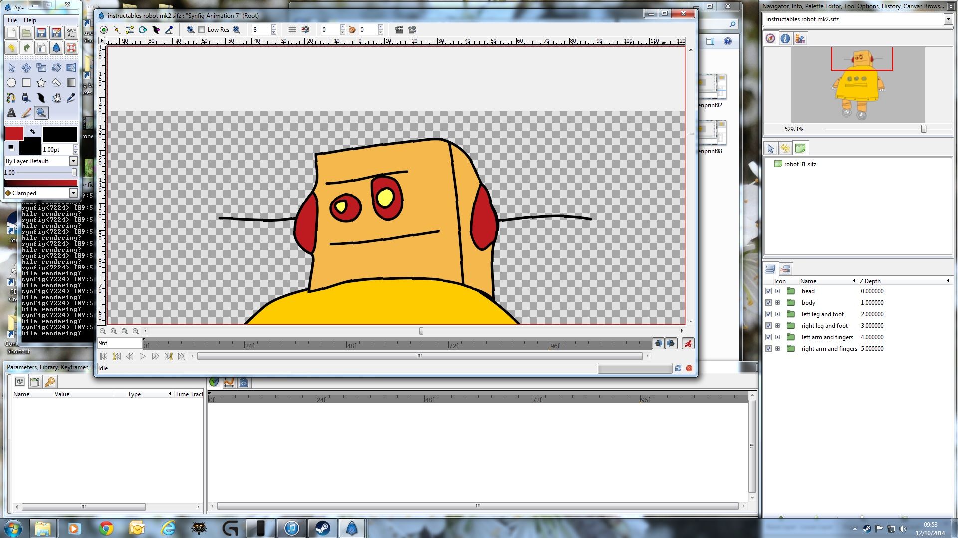 2D Cartoon Animation of the Instructable Robot : 27 Steps (with ...