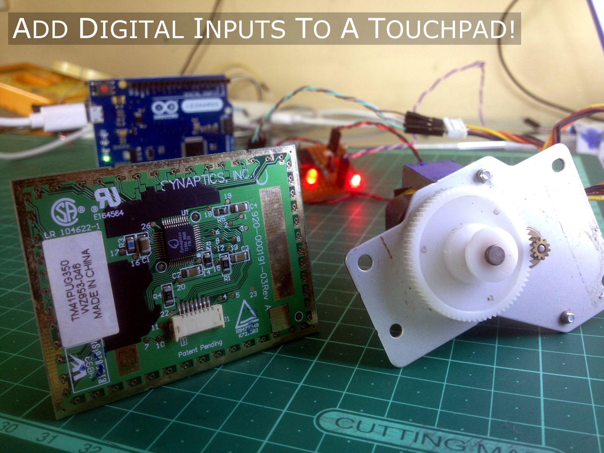 A Cool Laptop Touchpad Hack for Arduino Projects! : 18 Steps (with ...