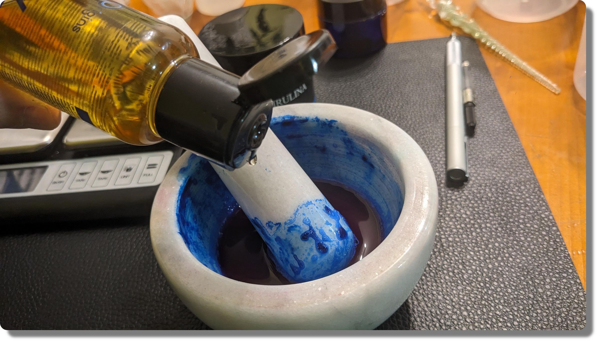 Recipe for a Biodegradable Blue Ink for Fountain Pens and Dip Pens : 9 ...