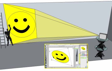 Projection Tracing Technique for Large Walls in Confined Spaces ...