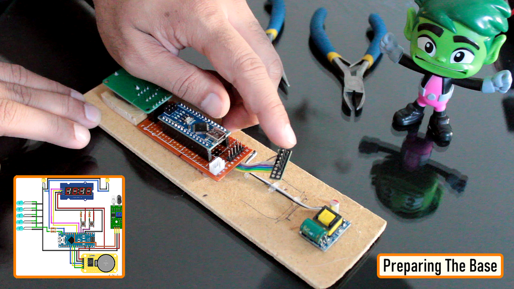 Arduino Based Concrete Clock With Touchless Night Lamp : 11 Steps (with Pictures) - Instructables