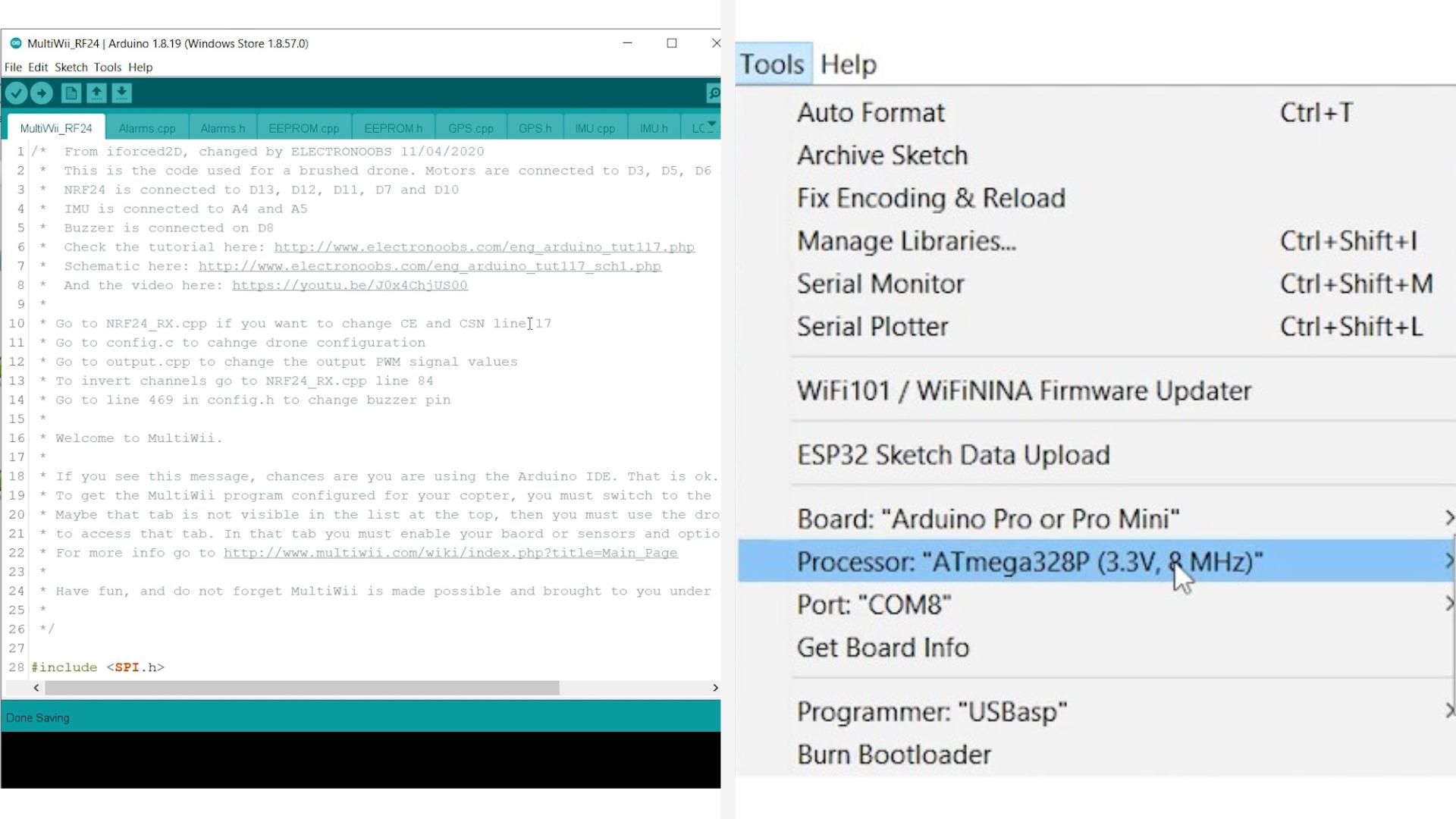 Make a Tiny Arduino Drone With FPV Camera : 19 Steps (with Pictures ...