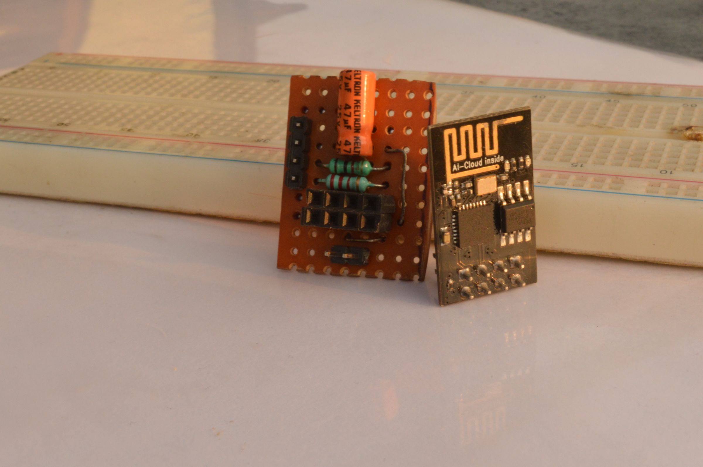 Breadboard Friendly Breakout Board for ESP8266-01 With Voltage ...