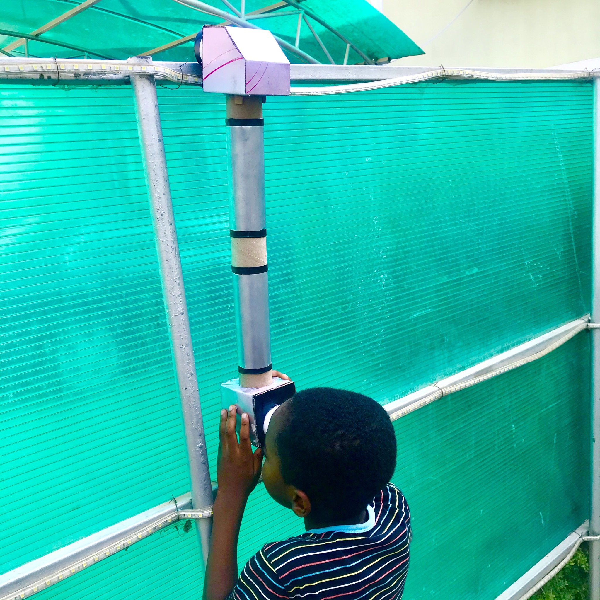 Cardboard Modular Periscope With Adjustable Height : 5 Steps ...