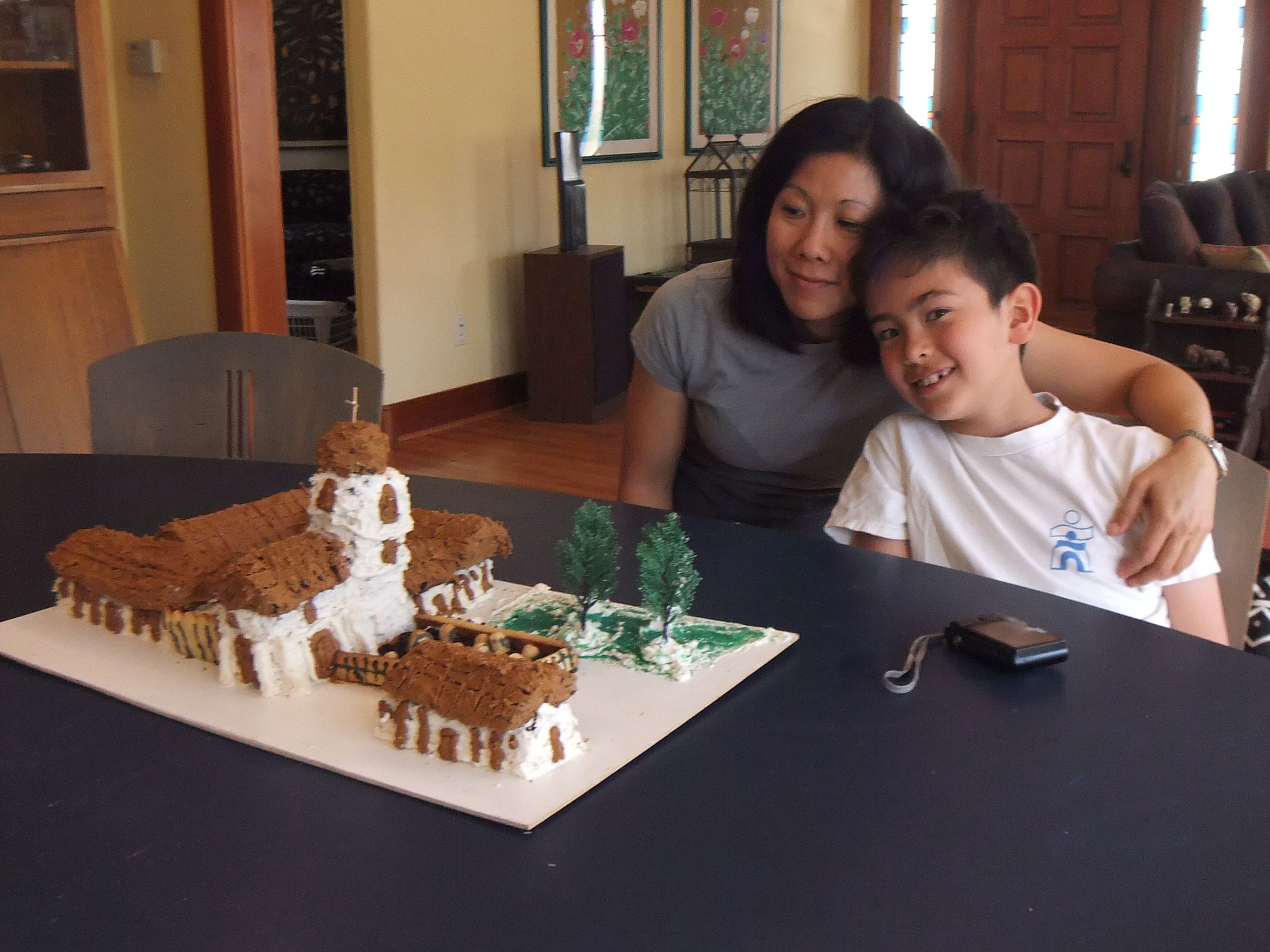 Cake Construction - Mission Santa Cruz, Mt. McKinley & Stone Quarry : 4 ...