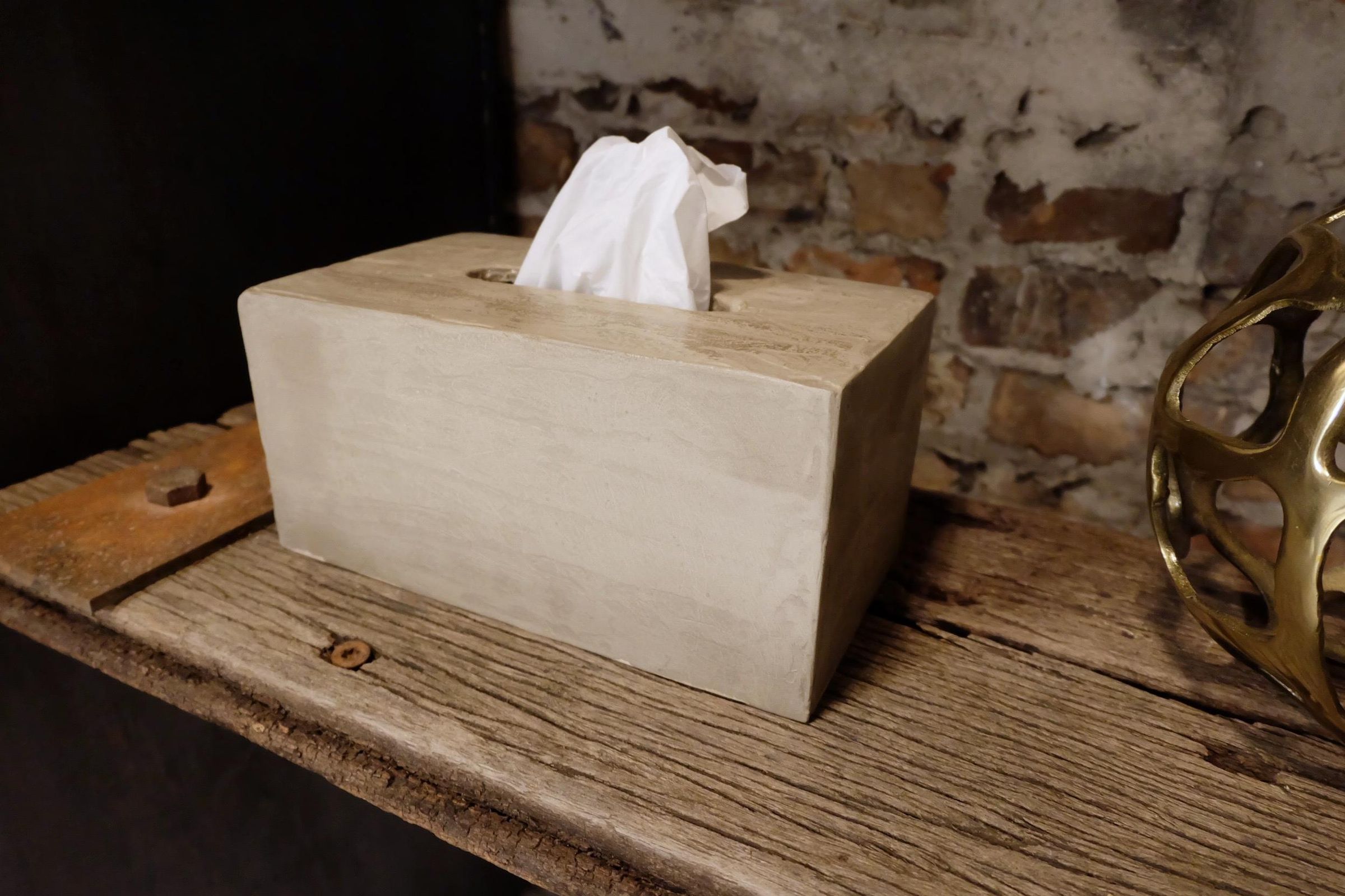 Easy Concrete Tissue Box Cover : 7 Steps (with Pictures) - Instructables