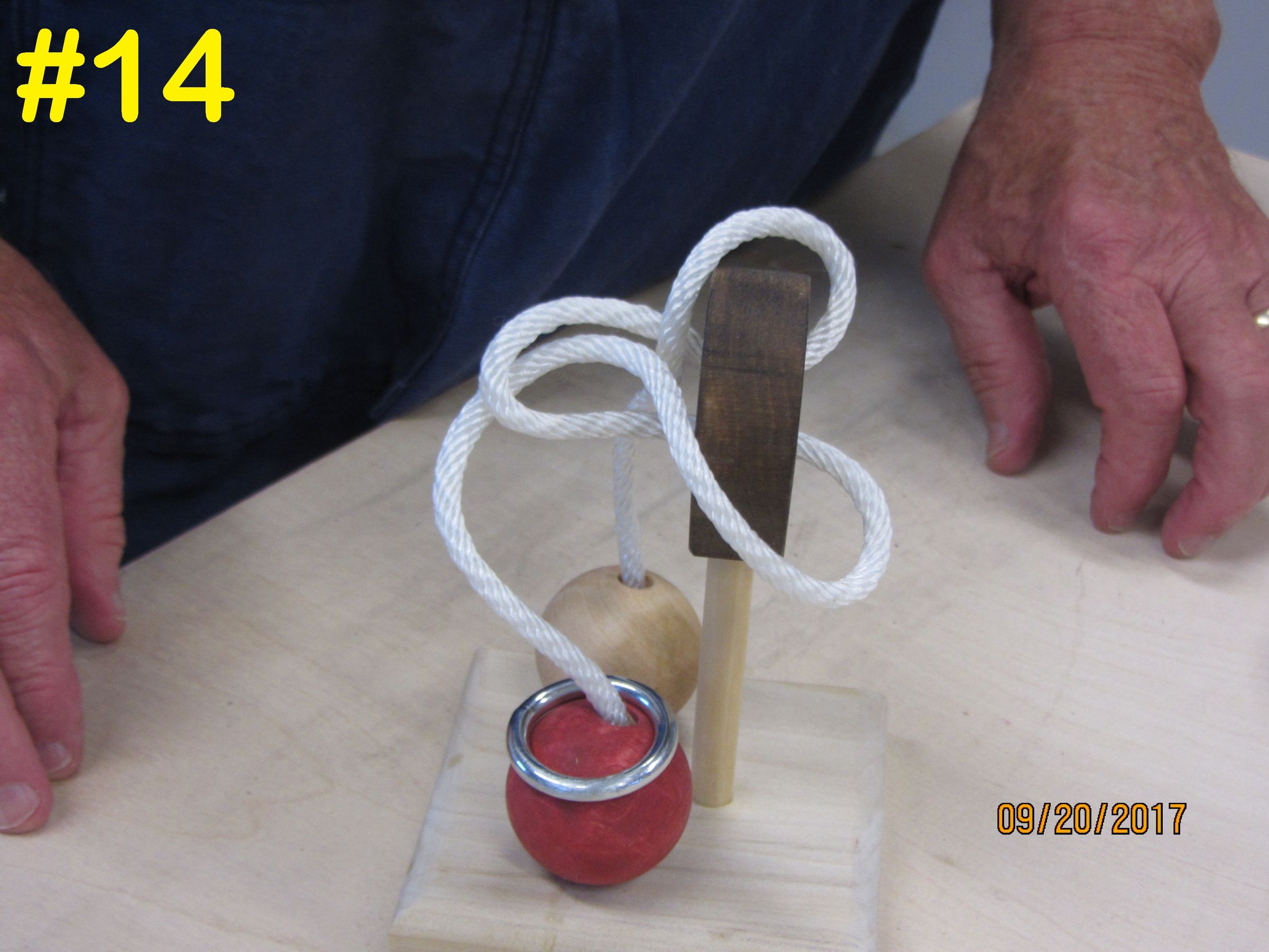 Wood Ball - Metal Ring Rope Puzzle : 16 Steps (with Pictures ...