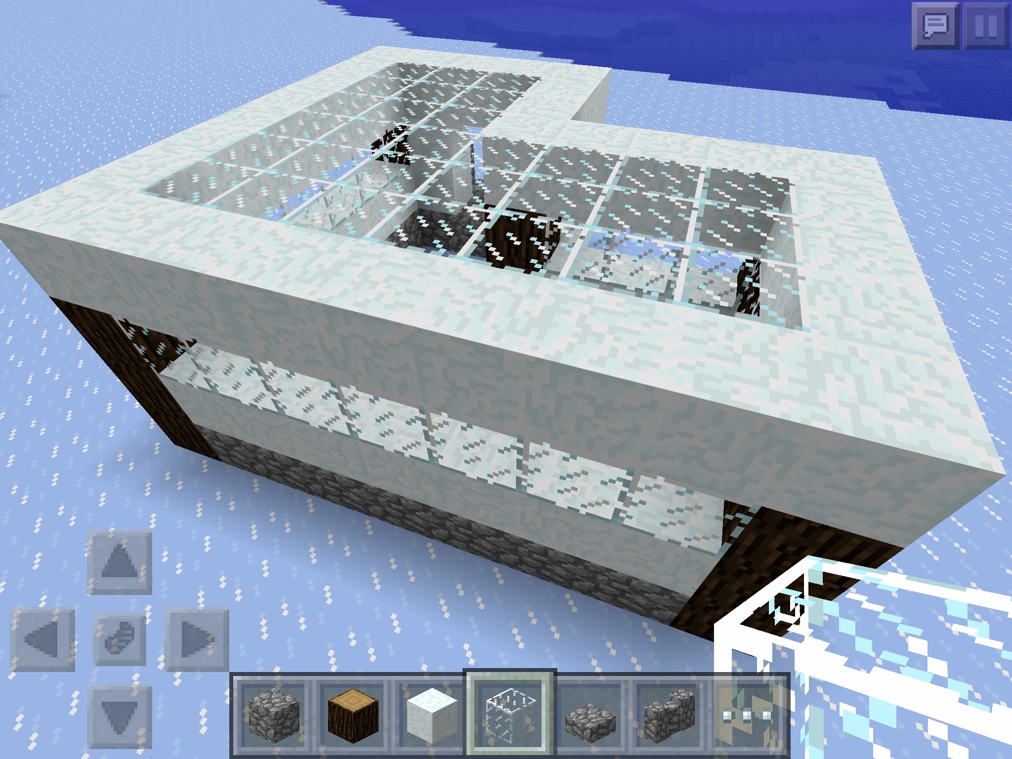 Minecraft Snow Modern House : 13 Steps - Instructables