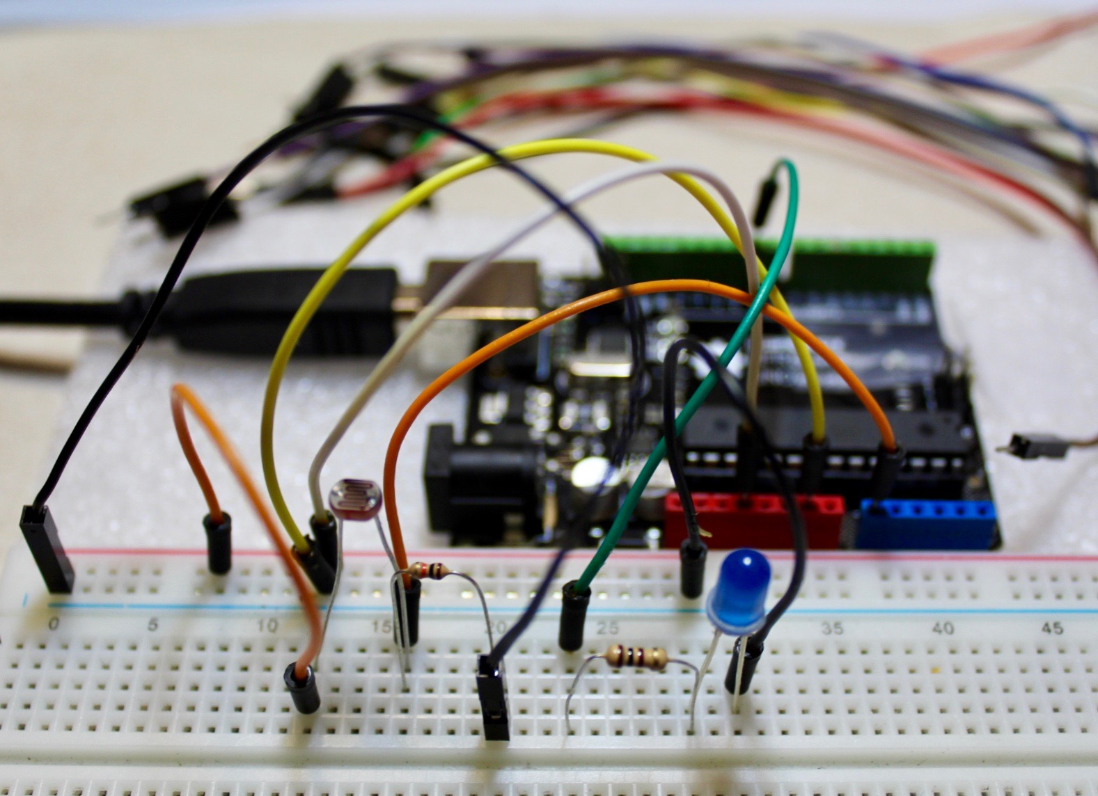 Interfacing Light Dependent Resistor With Arduino Uno : 4 Steps (with ...