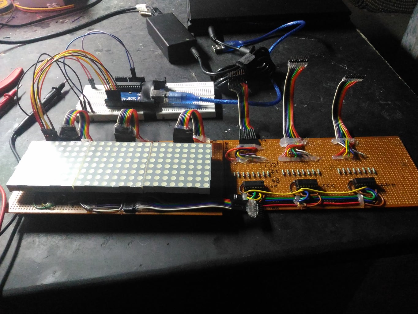48 X 8 Scrolling LED Matrix Display Using Arduino and Shift Registers ... 48 X 8 Scrolling LED Matrix Display Using Arduino and Shift Registers ...